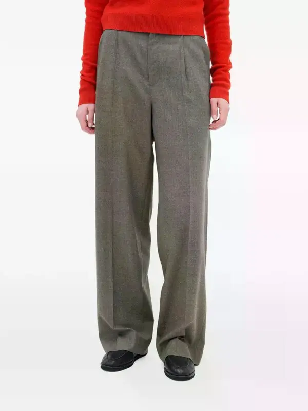 Auralee Pleated Wool Trousers