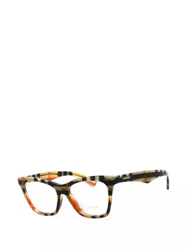 Burberry Check-pattern Cat-eye Glasses