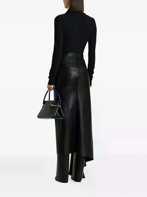 Givenchy Draped Sweater In Wool - Black