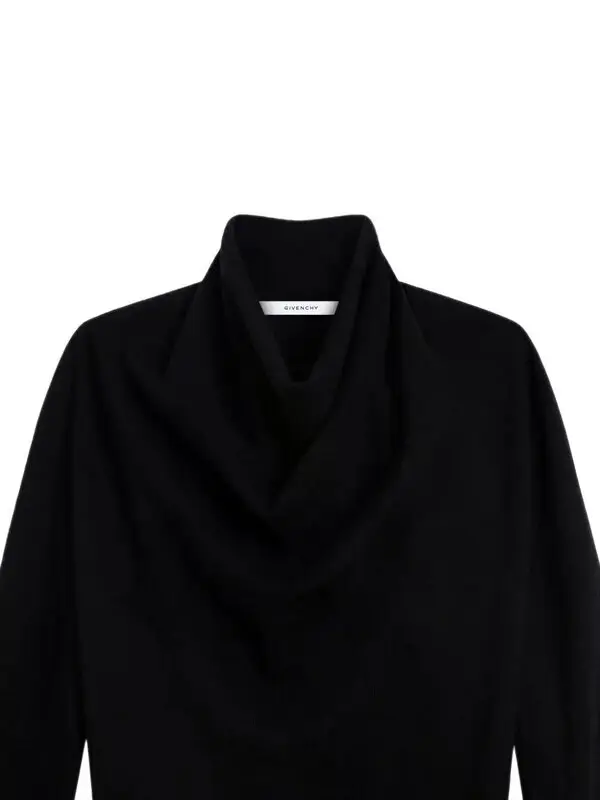Givenchy Draped Sweater In Wool