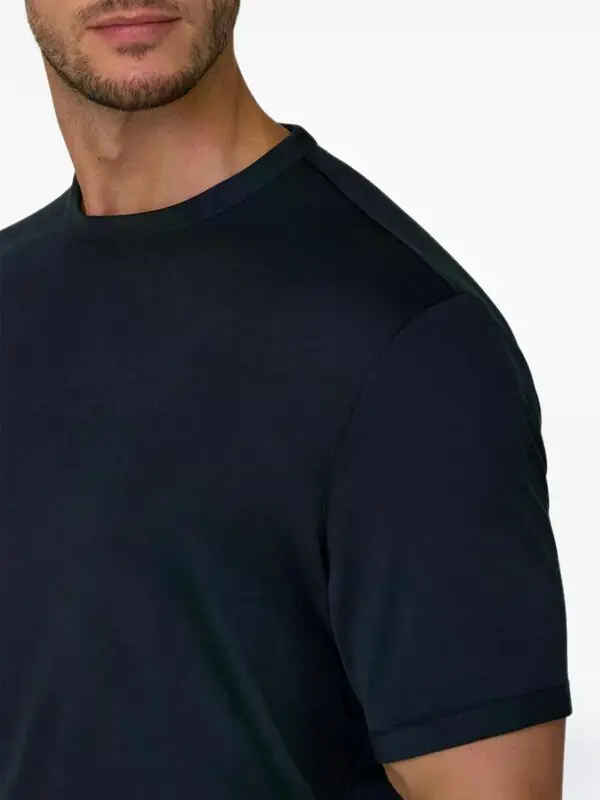 Boggi Milano T-shirt In Wool Jersey Wooltech