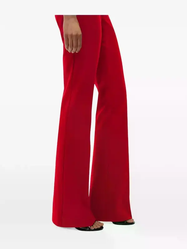 Pinko Pressed-crease Flared Trousers