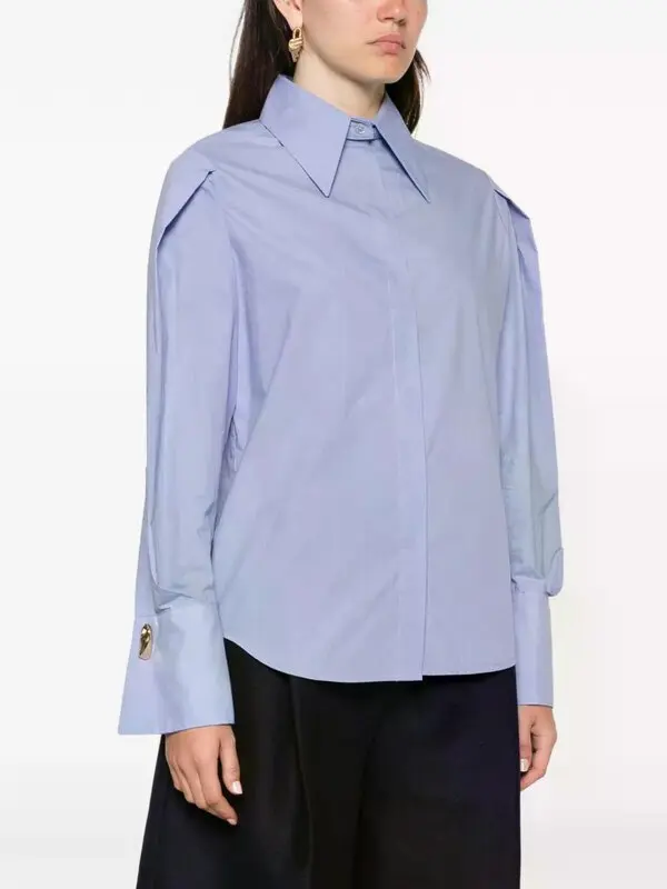 Erika Cavallini Pleated-shoulder Shirt