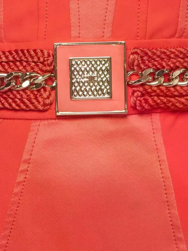 Elisabetta Franchi Chain-detail Mini Dress