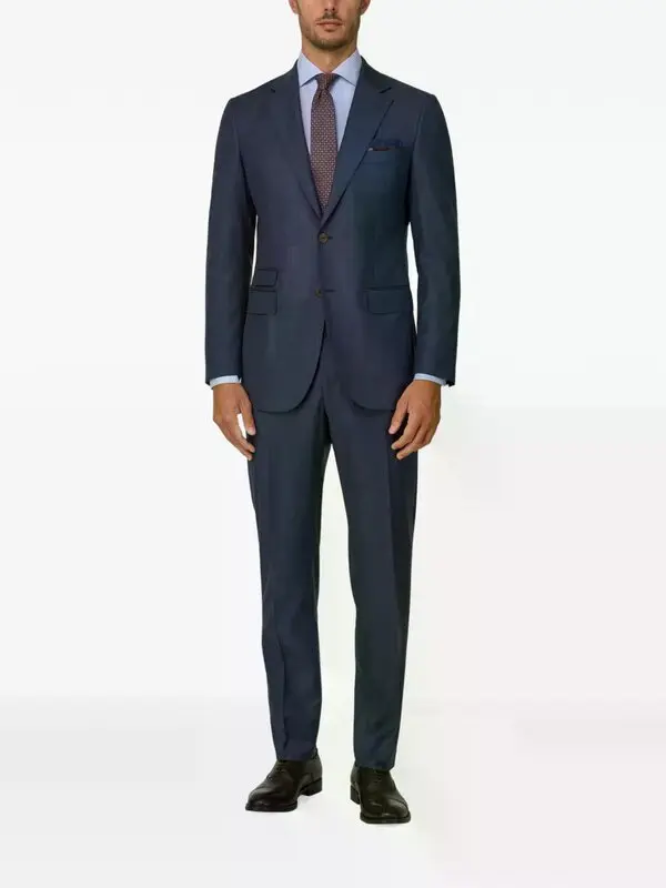 Boggi Milano Pinstripe Wool Suit