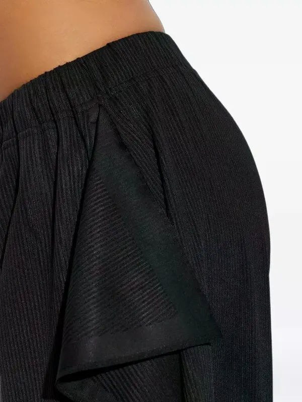 Issey Miyake Pleated Wide-leg Trousers