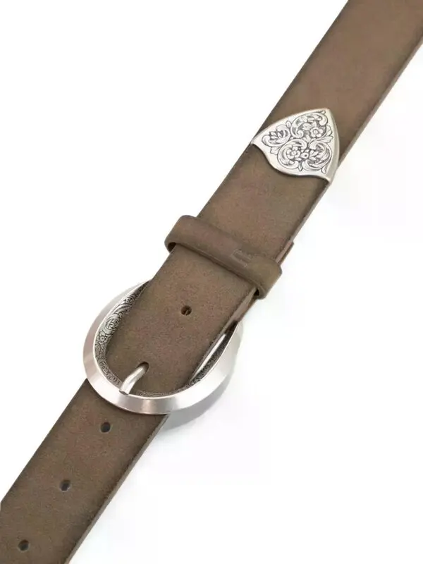 Boggi Milano Suede Leather Belt