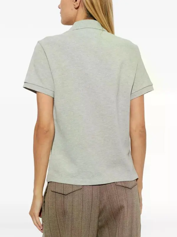 AMI Paris De Coeur Polo Shirt - Grey
