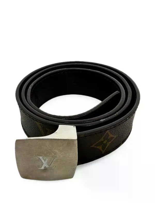 LOUIS VUITTON Monogram Buckled Belt