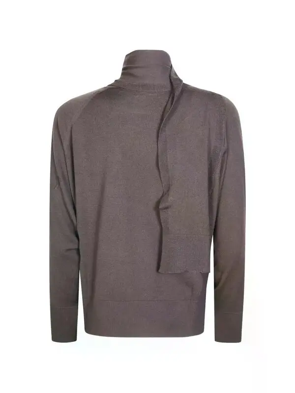 Incotex Scarf-detail Raglan-sleeve Sweater