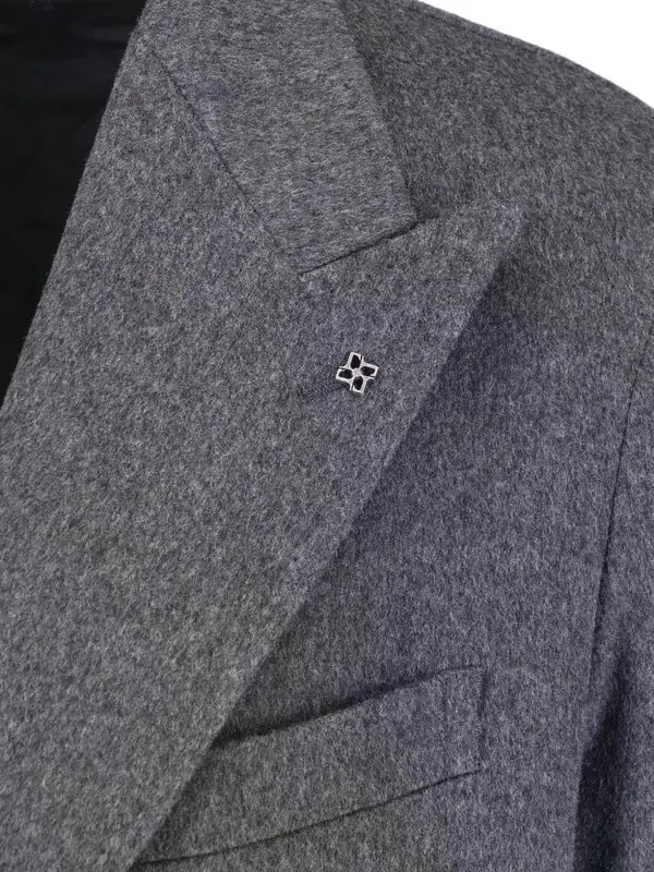 Tagliatore Double-breasted Peak-lapel Coat