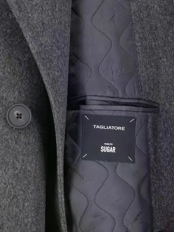 Tagliatore Double-breasted Peak-lapel Coat