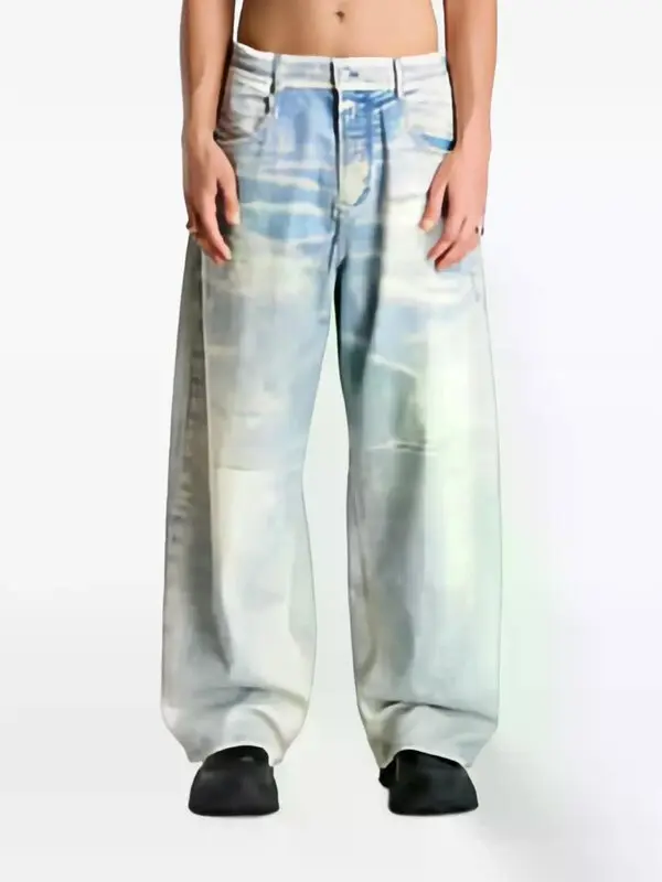 DIESEL® Relaxed Regular Waist 2097 D-enim-m Joggjeans® Jeans - Blue