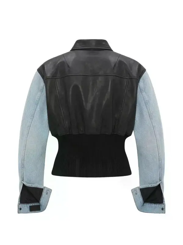HAIKURE Vivienne Panelled Leather Jacket