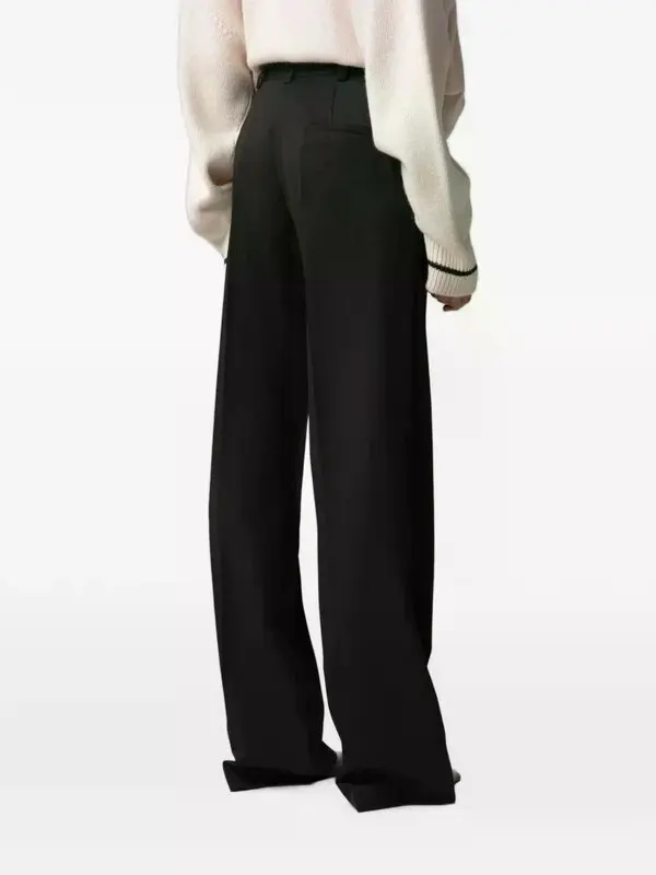 GAELLE PARIS Pressed-crease Tailored Trousers