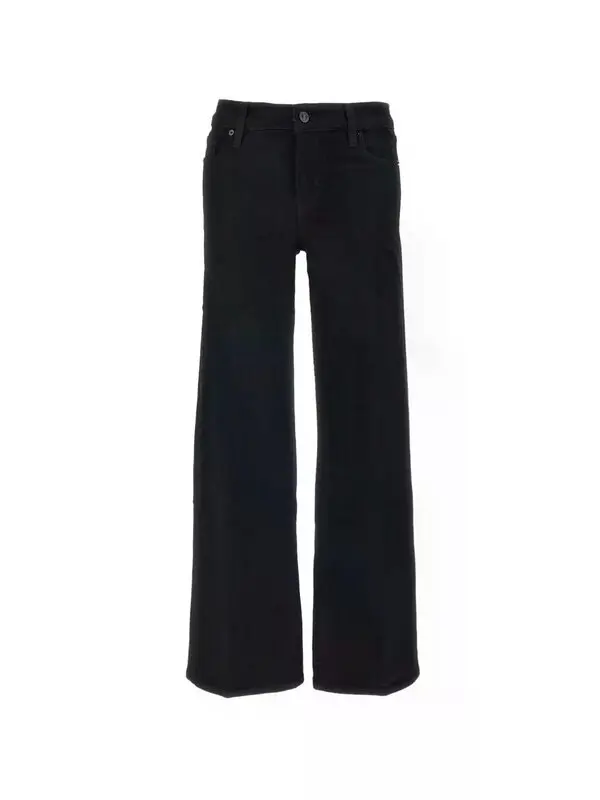 FRAME Wide-leg Jeans - Black
