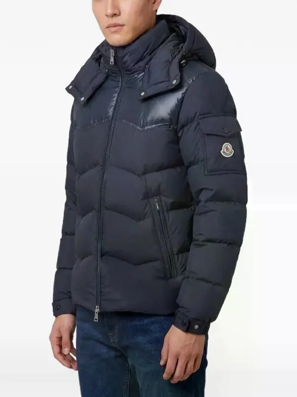 Moncler Ravelis Hooded Down Jacket - Blue