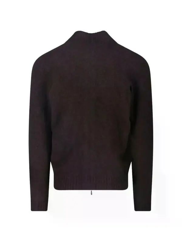 DRUMOHR Zip-up Lambswool Cardigan