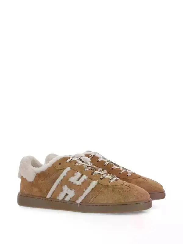 Hogan Cool Shearling-trim Sneakers