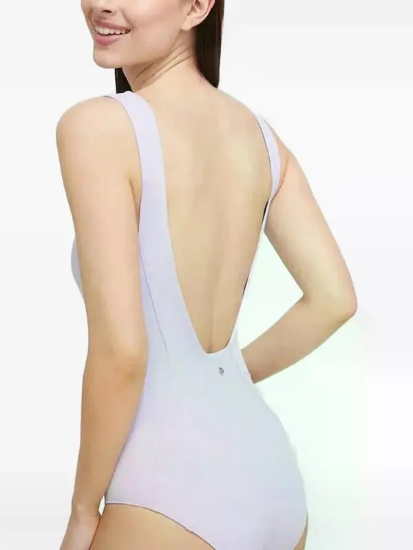CASALL Scoop-neck Open-back Swimsuit
