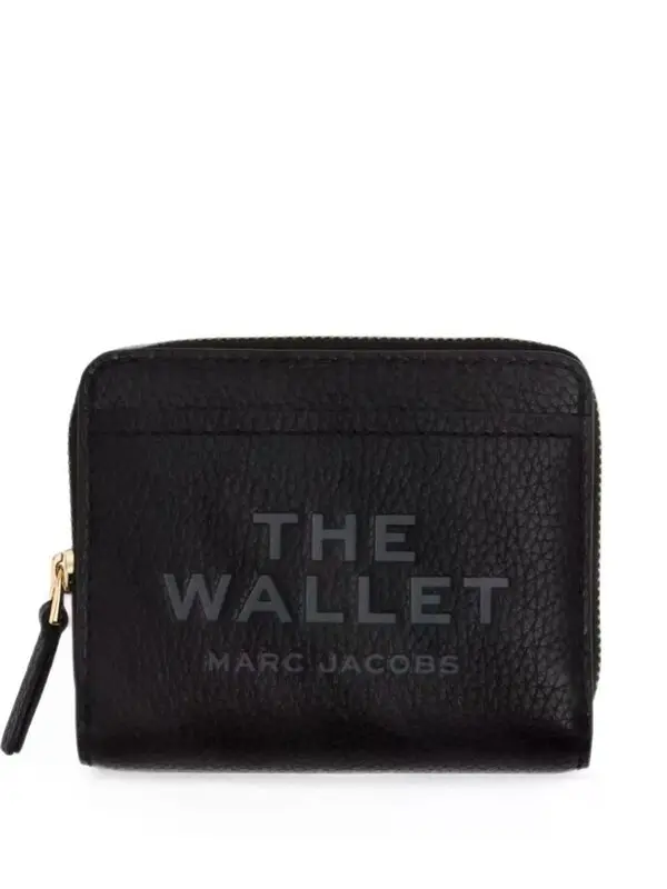 Marc Jacobs Mini Logo-embossed Wallet - Black