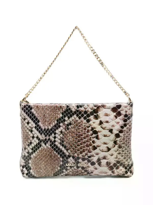 MARC ELLIS Esterpy Snake-effect Esterpy Tote Bag - Neutrals