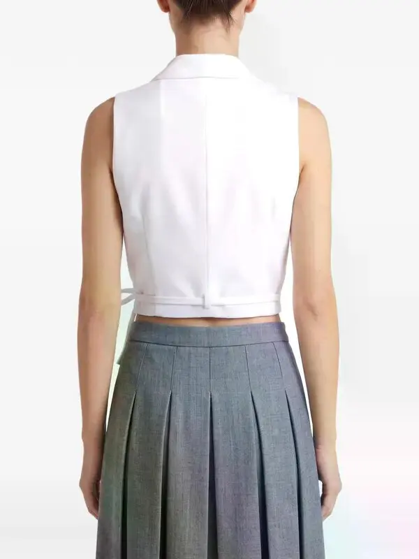 Brunello Cucinelli Sleeveless Side-tie Top