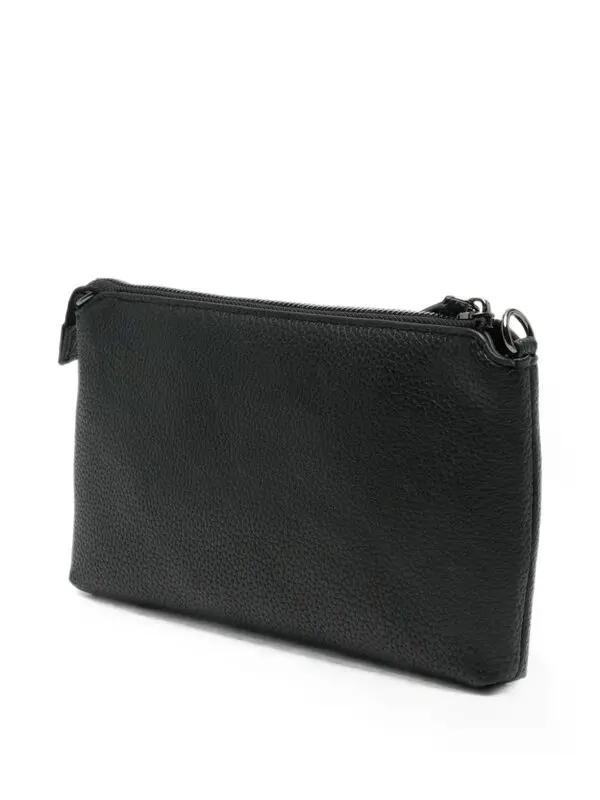 LA CARRIE Crystal-embellished Leather Cross Body Bag