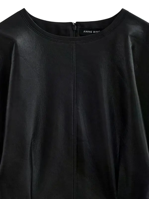 ANINE BING Zelie Dress Recycled Leather