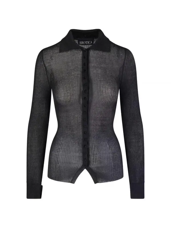 DONDUP Erotica Ribbed-knit Shirt