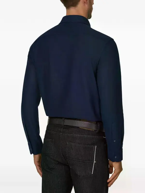 Boggi Milano Sakura Polo In Japanese Jersey