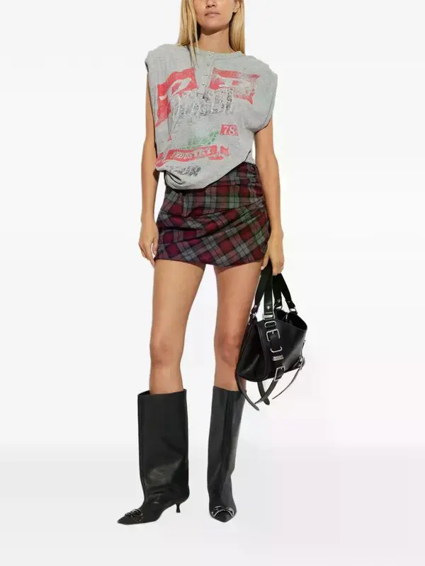 DIESEL® Playsuit In Jersey And Check Wool