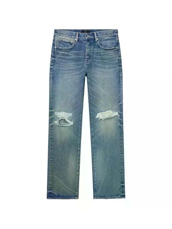 PURPLE BRAND P011 Sun Faded Hickory Jeans - Blue