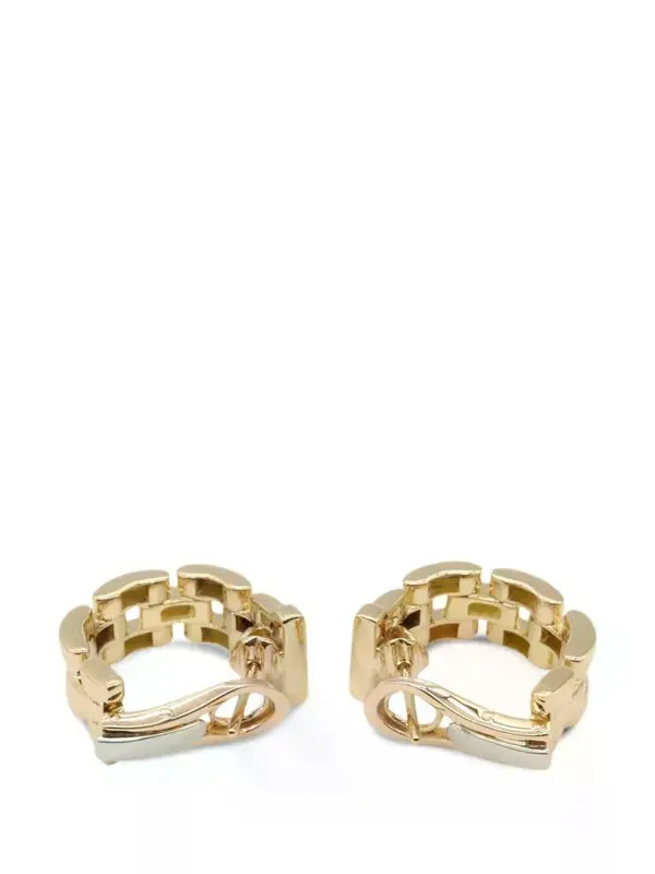 Cartier 2010s Maillon Panthère Diamond Earrings