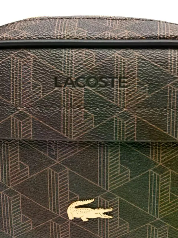 Lacoste Monogram-print Messenger Bag