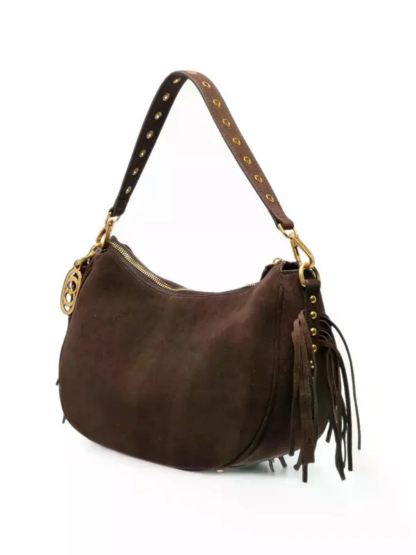 LA CARRIE Apallosa Fringed Studded Tote Bag