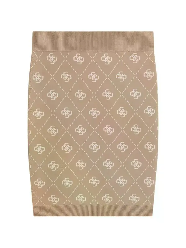 Guess Sarah 4g Logo-pattern Mini Skirt