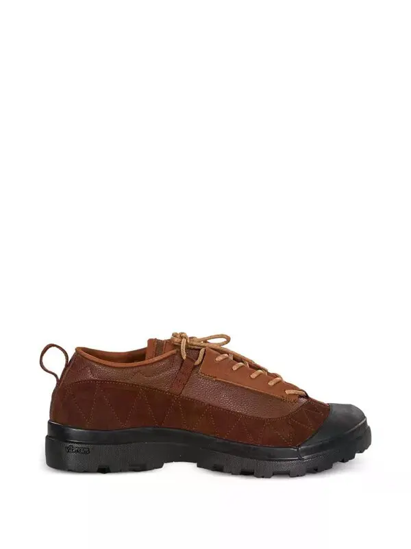 RANRA Kalt Panelled Leather Low-top Sneakers - Brown