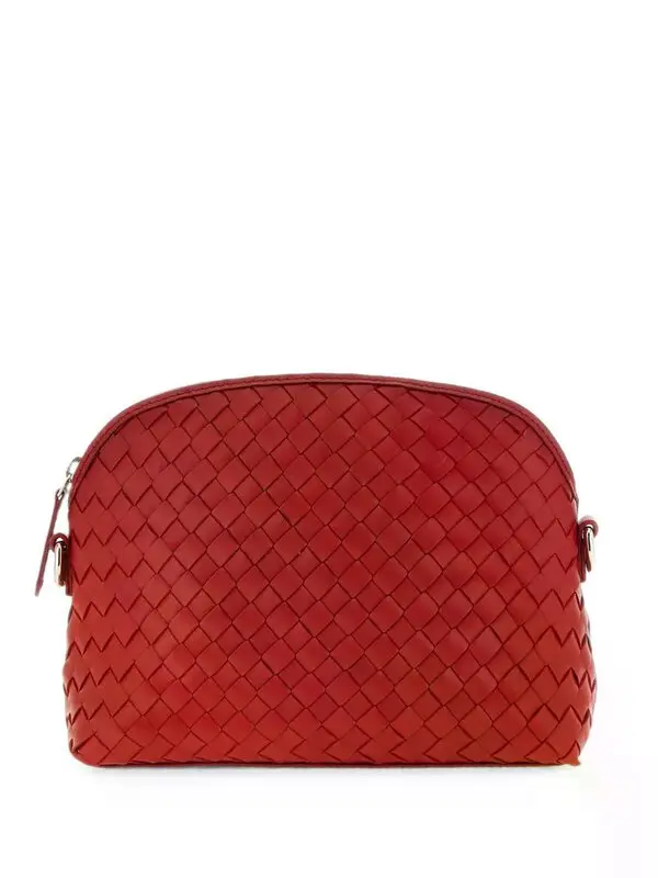 Dragon Diffusion Fellini Chunky Woven Leather Clutch Bag