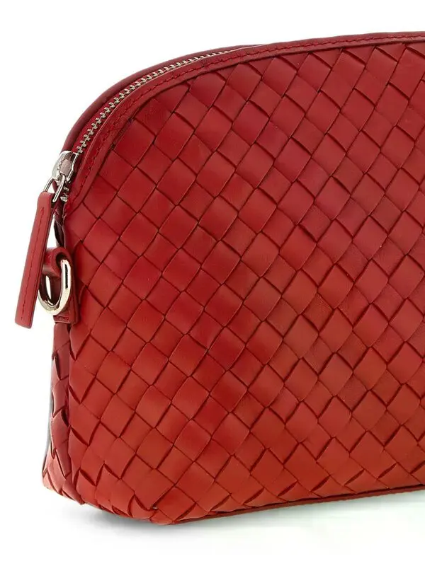 Dragon Diffusion Fellini Chunky Woven Leather Clutch Bag