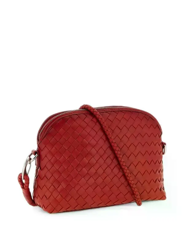 Dragon Diffusion Fellini Chunky Woven Leather Clutch Bag - Red