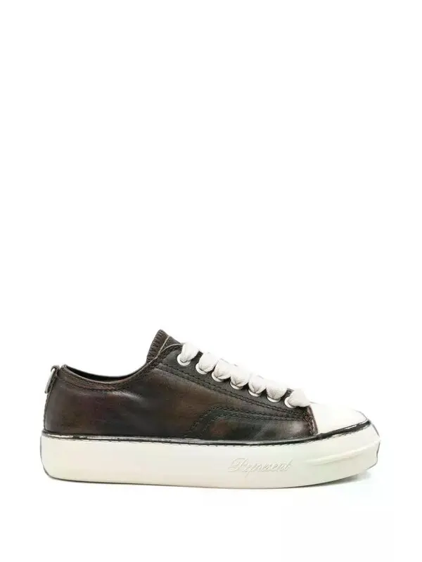 REPRESENT Distressed Leather Sneakers