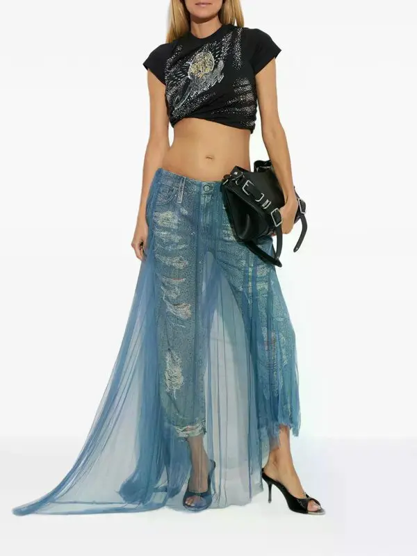 DIESEL® T-wincy Rhinestone-embellished Top