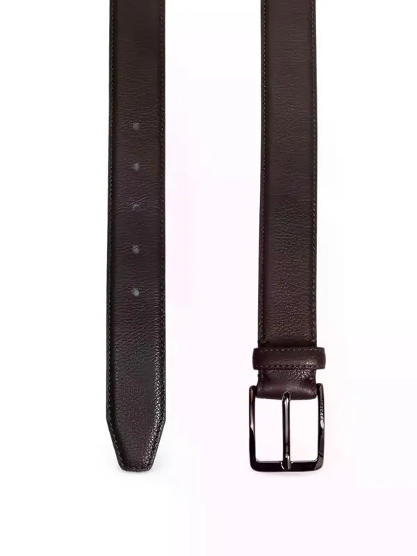 Peserico Grained Leather Belt - Brown