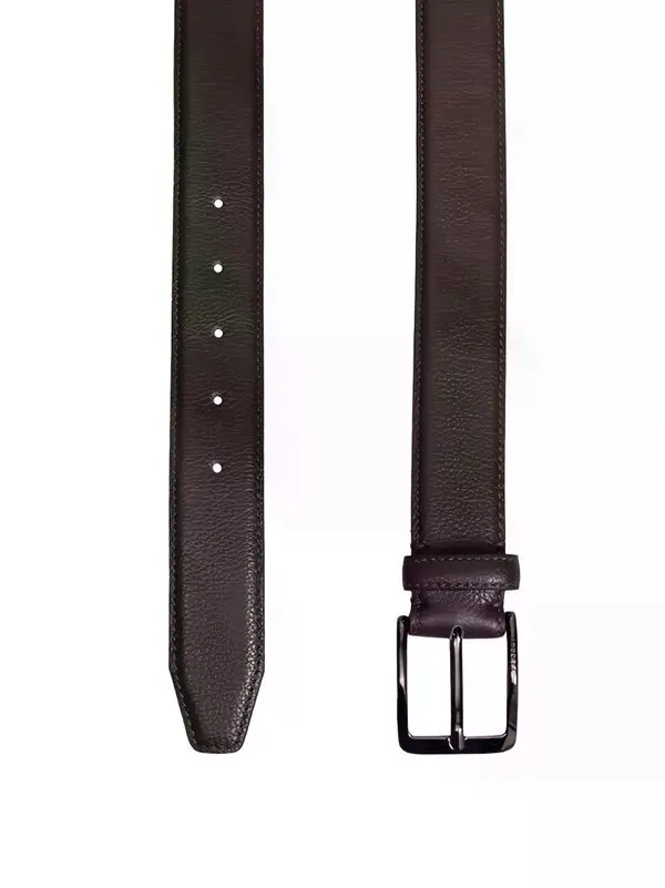 Peserico Grained Leather Belt - Brown