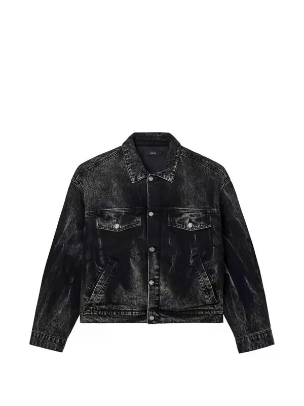PURPLE BRAND Tie-dye Denim Jacket