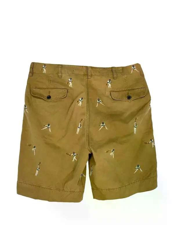 Ralph Lauren Tennis-embroidered Shorts - Neutrals