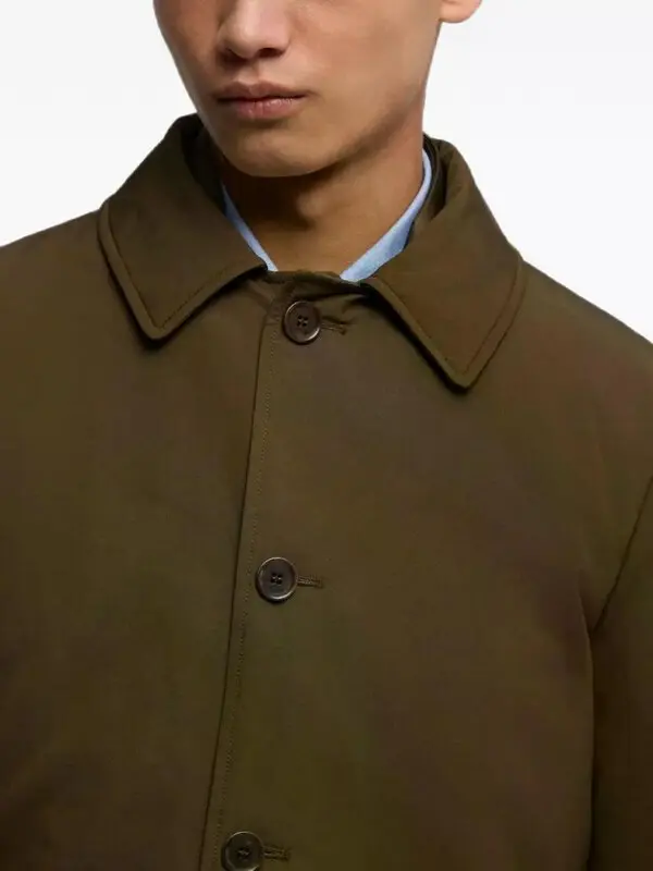 Aspesi Button-fastening Spread-collar Coat