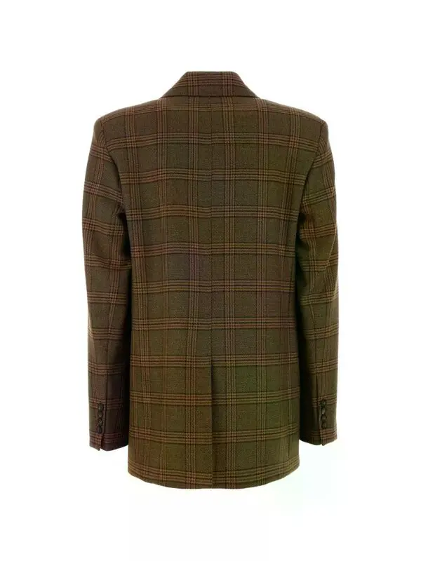 MMC STUDIO Checked Wool Blazer