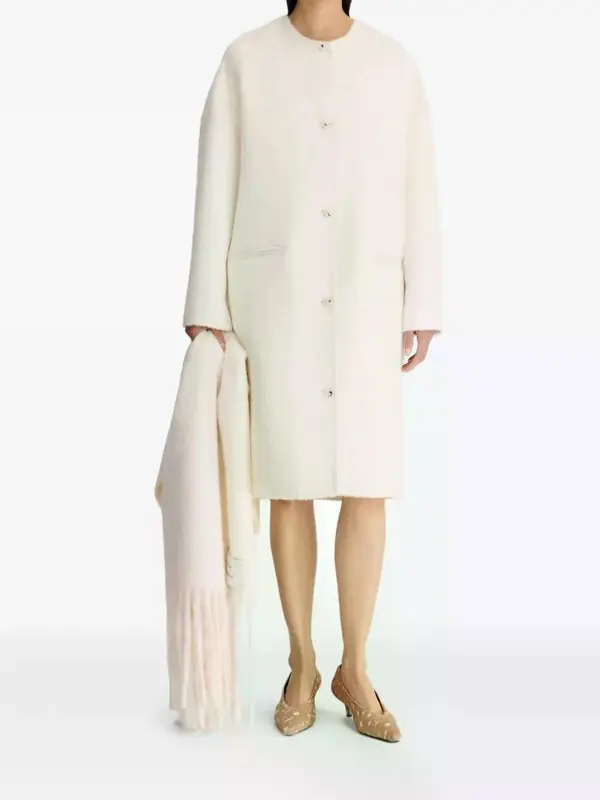 Loulou De Saison Orson Oval-shaped Coat - Neutrals